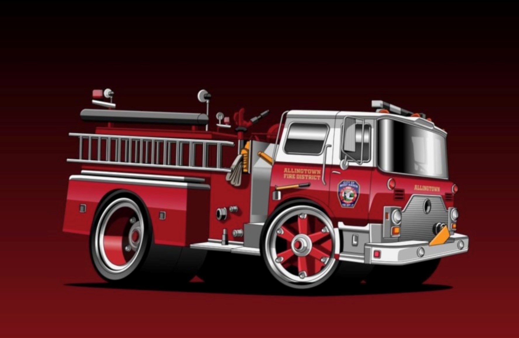 Engine 3 becomes a cartoon - Engine Company 3